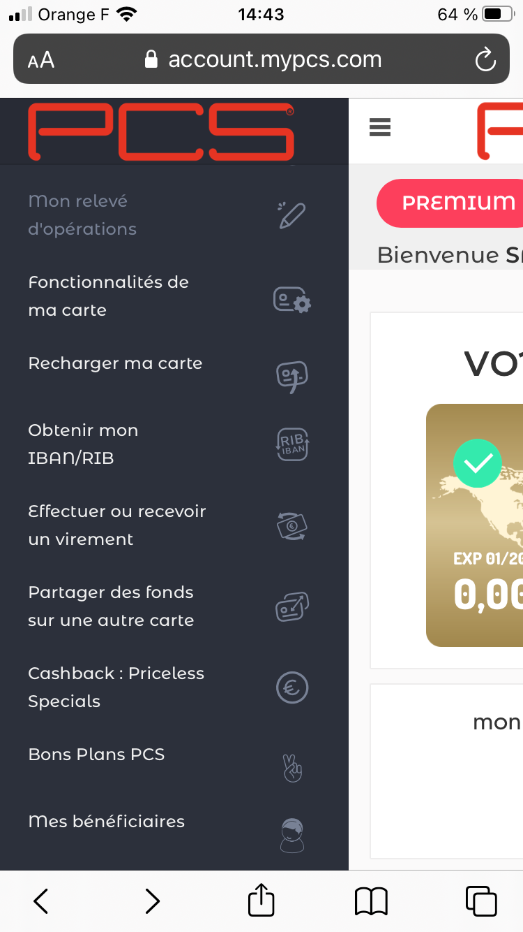 How to share funds between PCS cards - MyPCS - UK
